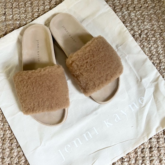 Jenni Kayne | Shoes | New Jenni Kayne Shearling Slide Sandal 37 | Poshmark
